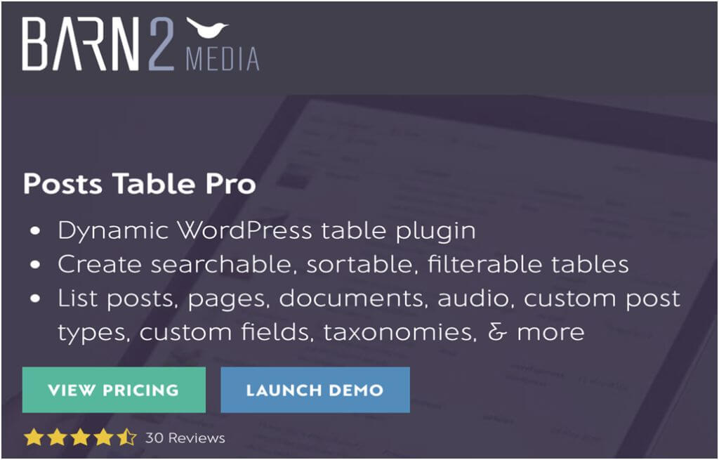6 best WordPress Responsive Table Plugins for Organized Data ...