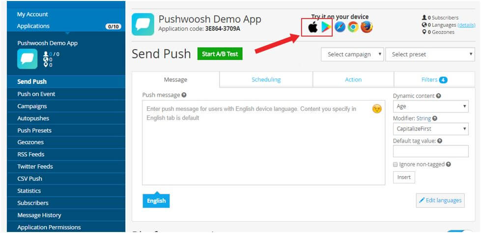 10 best push notification tools for your web application - Area19Delegate